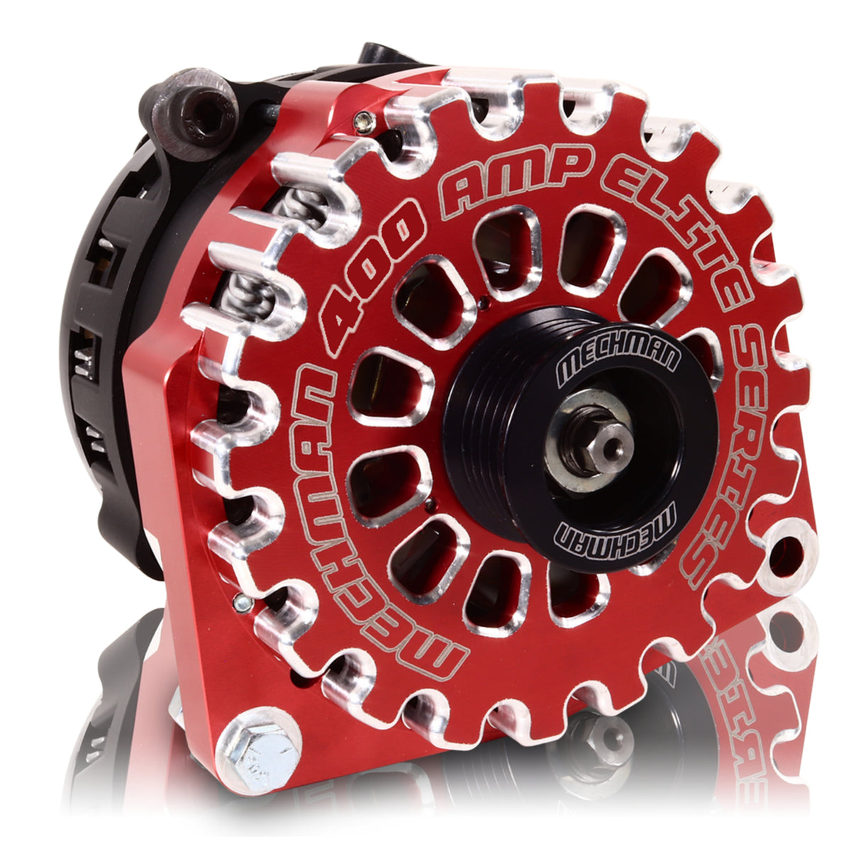 Mechman E-Series 400 Amp Red Alternator For 1988 - 1995 GM 4.3L Truck ...