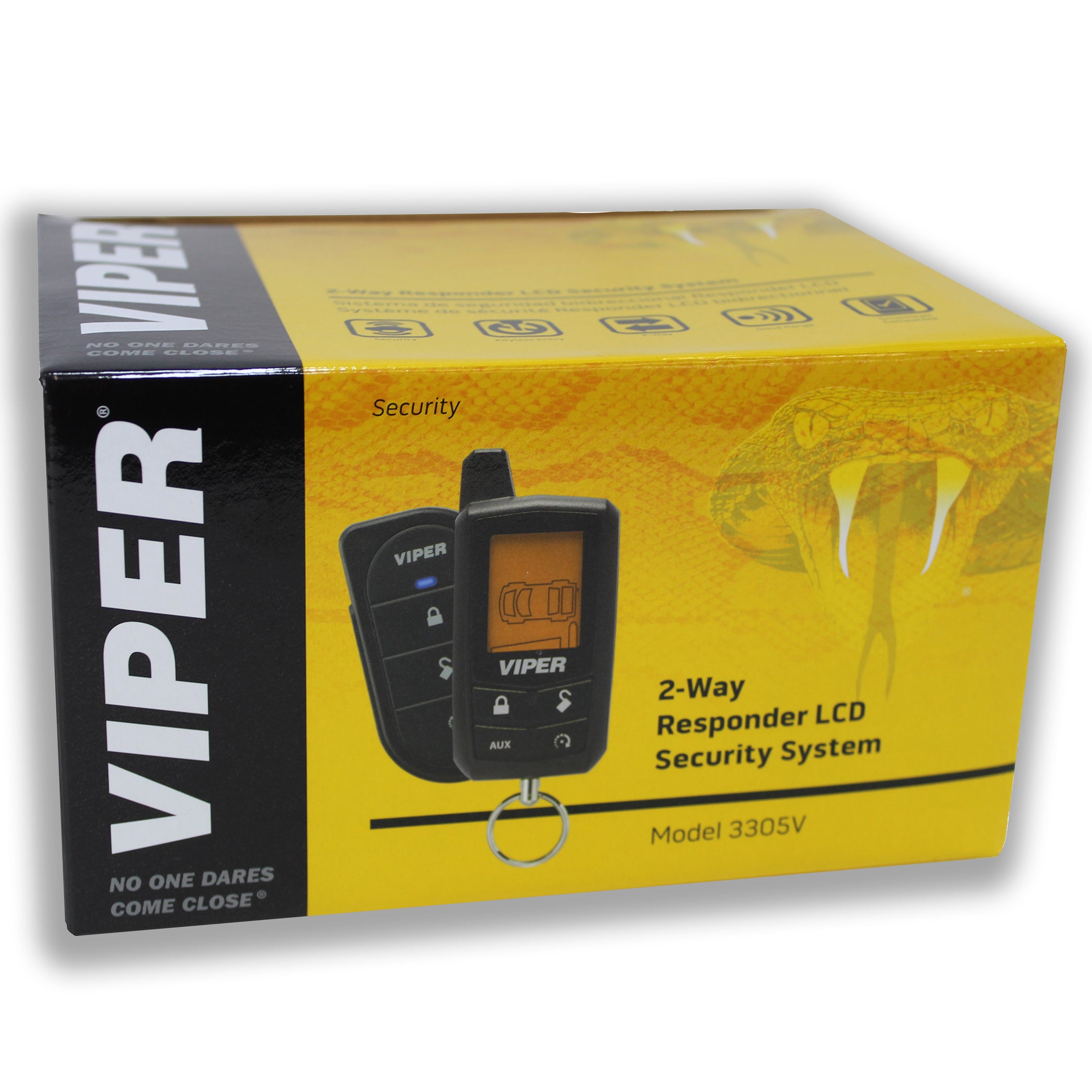 Viper Responder 350 Security System LCD Screen 2-Way Keyless Entry ...